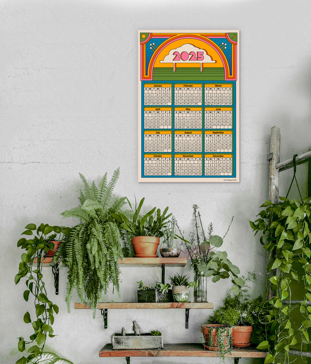 2025 Meadow Calendar Print – Circa 78 Designs
